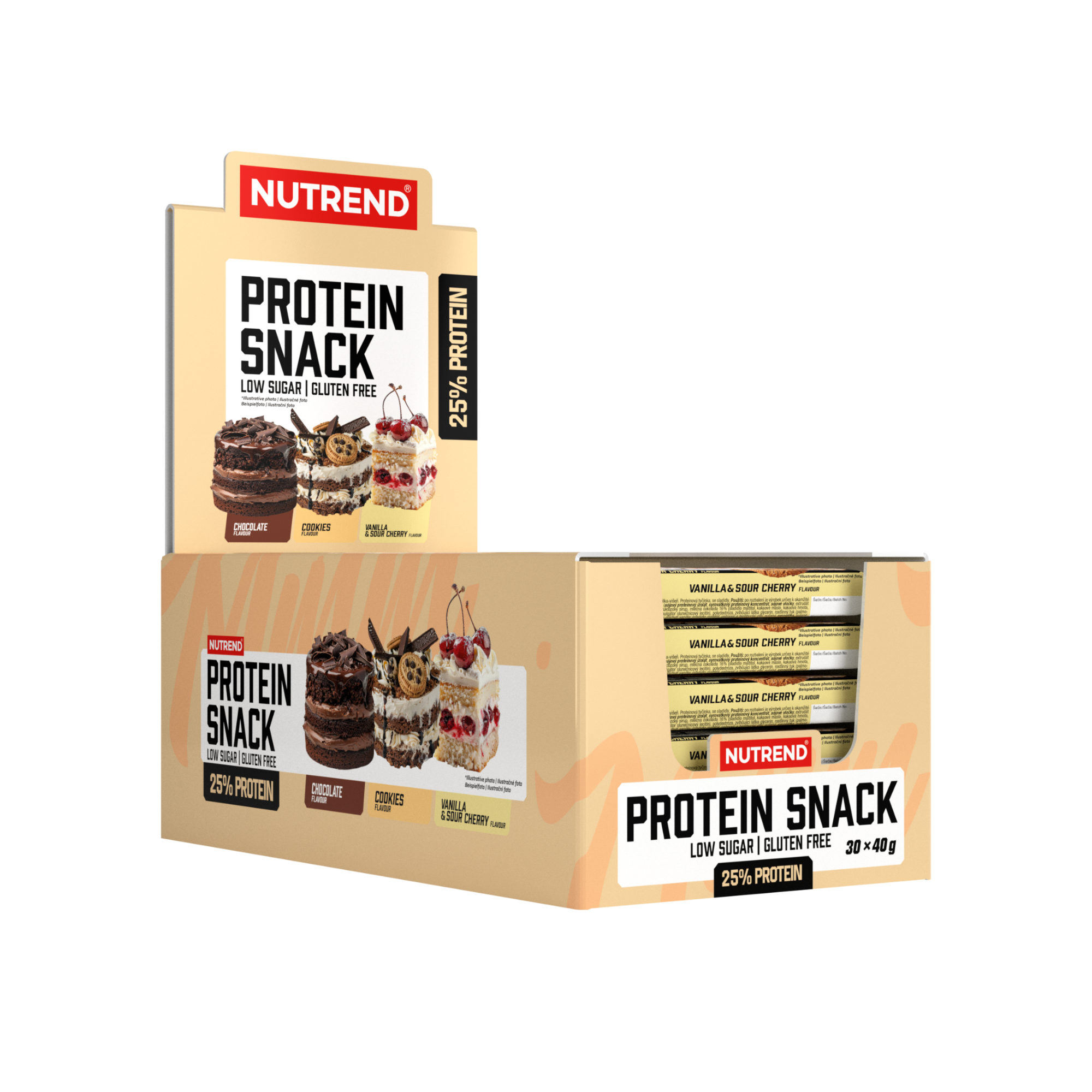 Protein Snack NUTREND (caja 30 unidades) – Global Nutrition CL